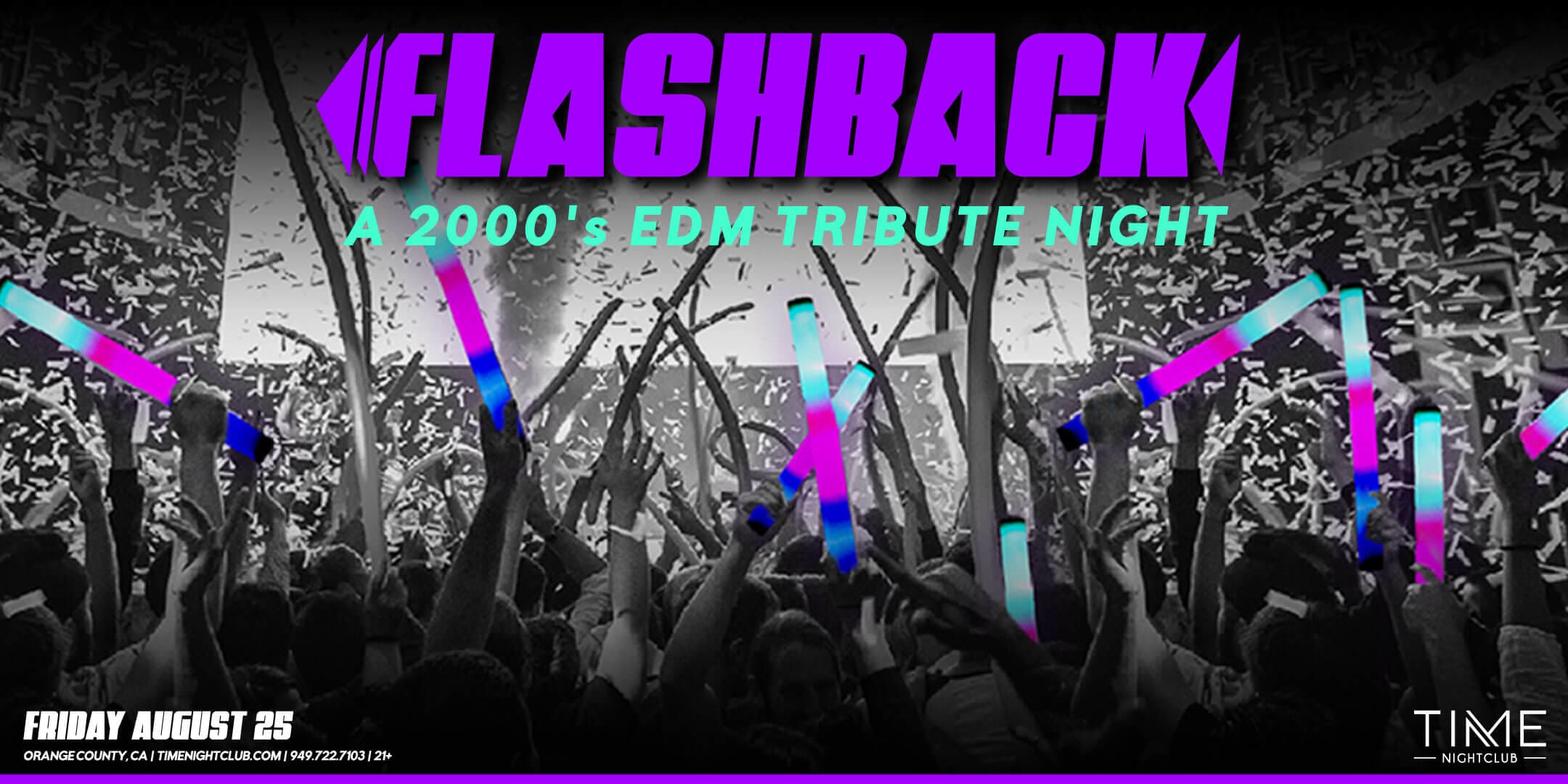 Flashback | Concerts Near Me | Live Music EDM Concert 2023-Aug 25 | TIME OC