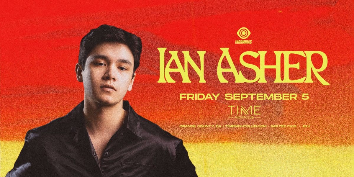Ian Asher | Concerts Near Me | Live Music EDM Concert 2025 September 5 ...