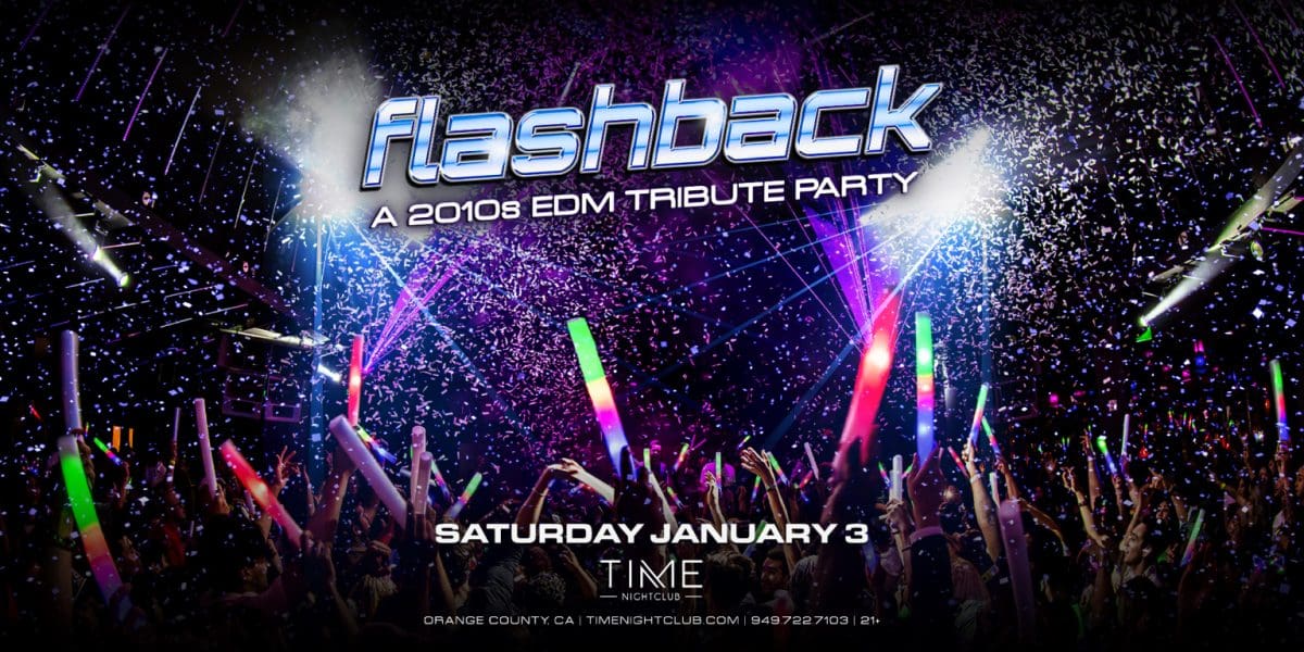 Flashback | Concerts Near Me | Live Music EDM Concert 2026 January 3 ...